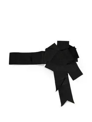 Dolce & Gabbana Wrap-around Tie Belt - Black