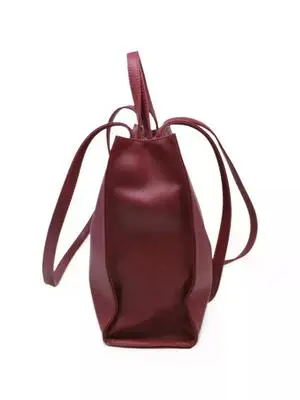 TELFAR Shopping Leather Tote Bag - Red