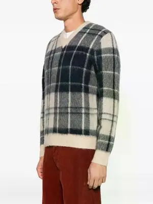 Barbour Hunham Tartan-pattern Sweater