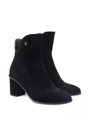 Zadig&Voltaire Ruched Suede Ankle Boots