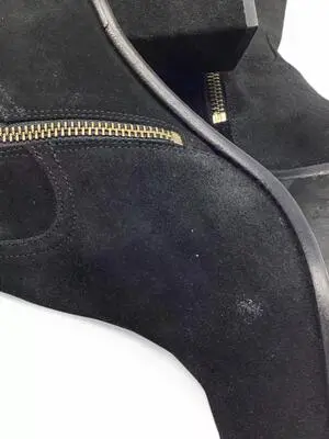 Zadig&Voltaire Ruched Suede Ankle Boots