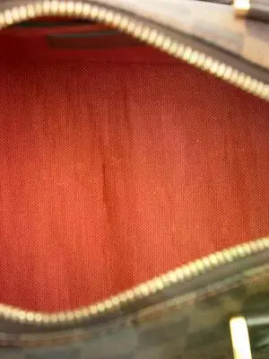 LOUIS VUITTON 2005 Damier Ebene Mini Ribera Handbag