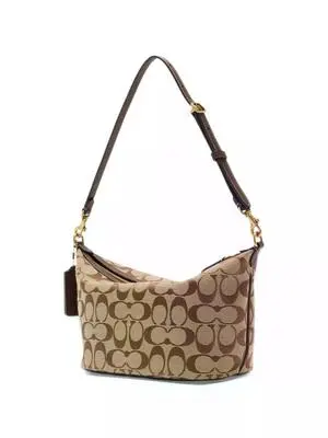COACH Signature Monogram-pattern Shoulder Bag