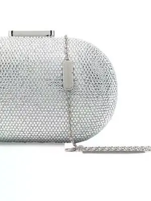 TWENTY FOURHAITCH Isidora Crystal-embellished Clutch Bag