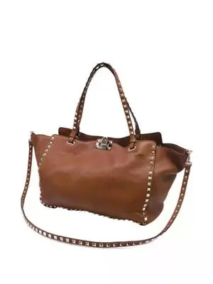 Valentino Garavani Rockstud Leather Tote Bag
