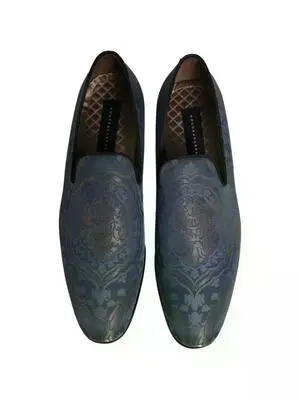 Dolce & Gabbana Floral-brocade Slip-on Loafers