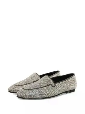Dolce & Gabbana Crystal-embellished Loafers