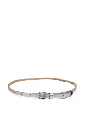 Dolce & Gabbana Metallic Leather Belt