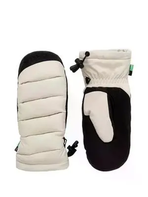 Oakley Quilted Panelled Mittens - White