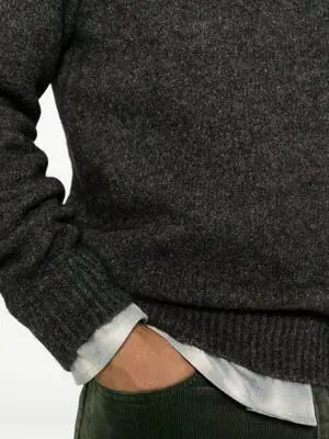 ROBERTO COLLINA Crew-neck Knitted Sweater