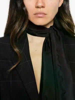 Marella Check-pattern Single-breasted Jacket