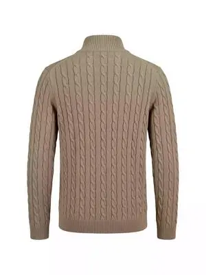 Gant Cable-knit Quarter-zip Sweater