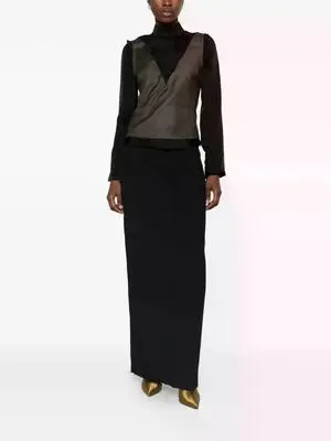 LUTZ HUELLE Ritual Maxi Skirt - Black