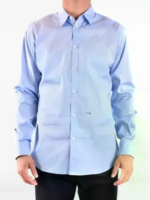 Dsquared2 Logo-print Button-up Shirt - Blue