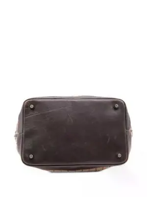 COACH Plaid Tweed Tote Bag