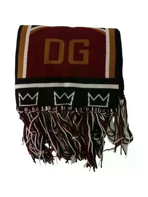 Dolce & Gabbana Logo-knit Scarf