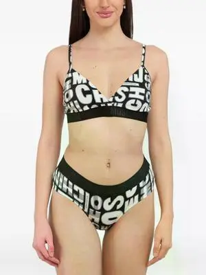 Moschino Logo-print Cotton Bra