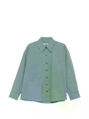 CORDERA Check-print Shirt - Blue