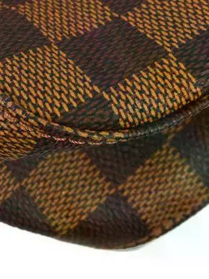 LOUIS VUITTON 2003 Damier Ebène Mini Looping Handbag