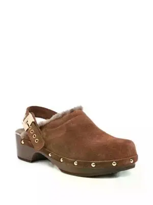 DR. SCHOLL'S SHOES Pescura Robin Studded Suede Mules