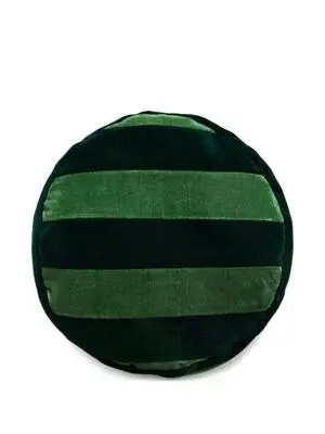 CHRISTINA LUNDSTEEN Striped Bolster Cushion - Green