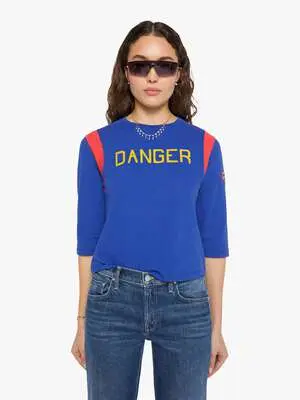 MOTHER The Better Half Insert Danger T-shirt - Red