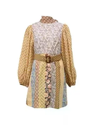 Zimmermann Belted Printed Dress