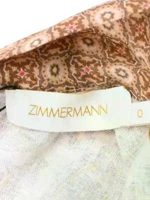 Zimmermann Belted Printed Dress