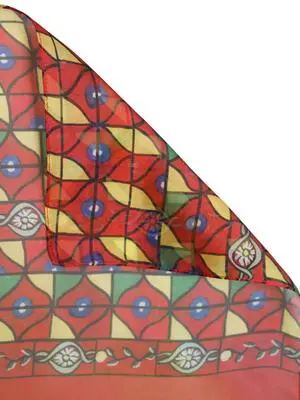 Dolce & Gabbana Geometric-print Silk Scarf