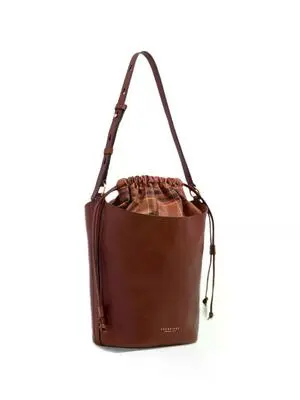 THE BRIDGE Leather Bucket Bag