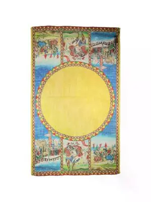 Dolce & Gabbana Carretto-print Silk Scarf - Yellow