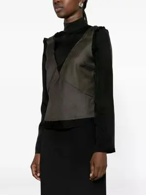 LUTZ HUELLE Layered Frayed-edge T-shirt