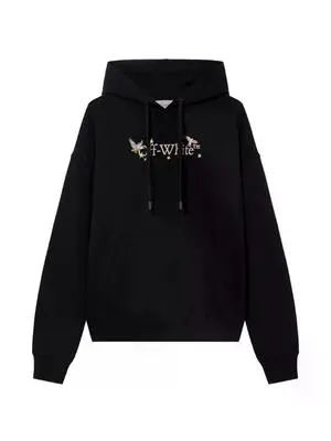 Off-White Kangaroo-pocket Hoodie - Black
