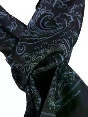 Dolce & Gabbana Paisley-print Fringed Scarf