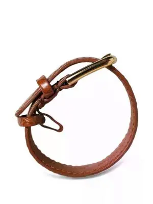 Dolce & Gabbana Crocodile-effect Buckled Bracelet
