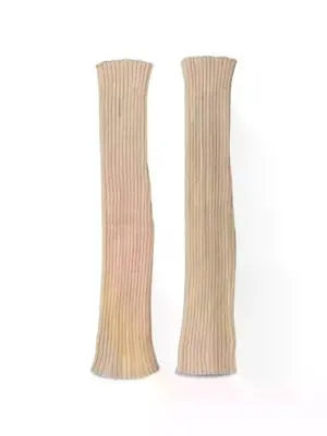 Dolce & Gabbana Ribbed-knit Cashmere Arm Warmers