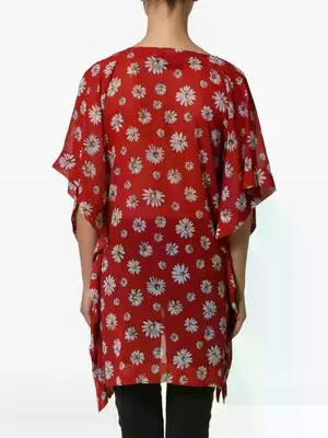 Dolce & Gabbana Floral-print V-neck Kaftan