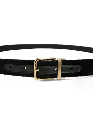 Dolce & Gabbana Velvet Buckle Belt