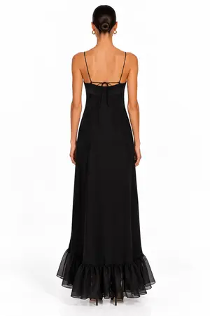 Azeeza Genevieve Organza Midi - Cobalt