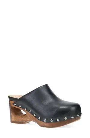 Dansko Asher Leather Clog Black
