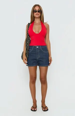 Princess Polly Daily Define Halter Tank Top