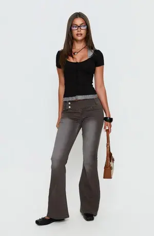 Princess Polly Orelie Layered Knit Top