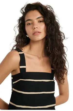 GOTTEX Resort Ray Square Neck Crop Top Cover-up
