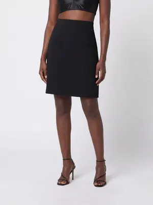 Dolce & Gabbana High-waisted Wool Pencil Mini Skirt