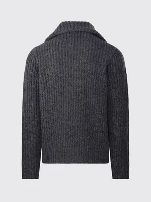 ROBERTO COLLINA High-neck Zip-up Wool-blend Cardigan