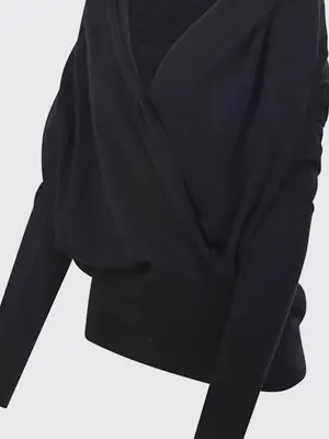 7 For All Mankind Draped Wool And Cashmere Cardigan