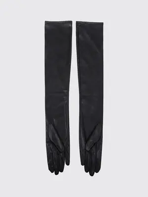 7 For All Mankind High Gloves In Pure Leather With Applied Logo