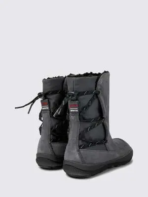 Camper Flat Ankle Boot - Grey