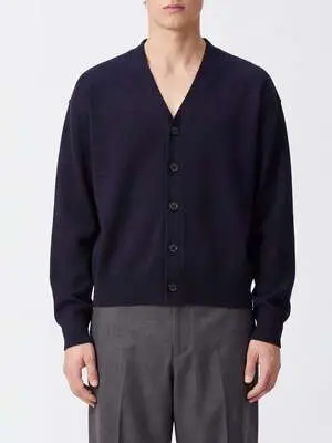 DIANA STUDIO Pure Merino Wool V-neck Cardigan With Buttons - Blue