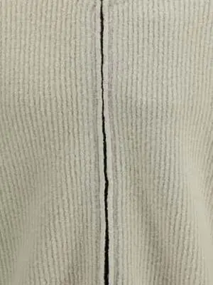 C.P. COMPANY Wool Blend Turtleneck Cardigan With Zip Closure